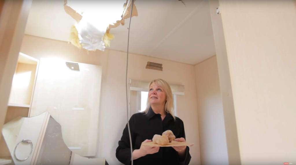 Holy Crap! Frozen Airplane Poop Crashes Through British Woman's Roof